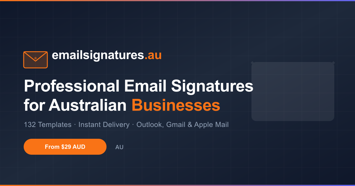 Email Signature Templates — 222 Professional Designs | EmailSignatures.au